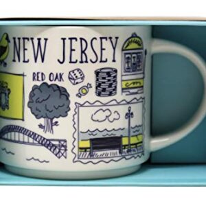 Starbucks New Jersey Mug Been There Series Across the Globe Collection Mug, 14 Oz