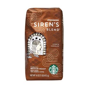 starbucks whole bean- siren’s blend