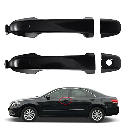 ZXMOTO Exterior Door Handle Rear Fit for Toyota Camry 2012-2017 2PCS (Driver Side Left & Right) New