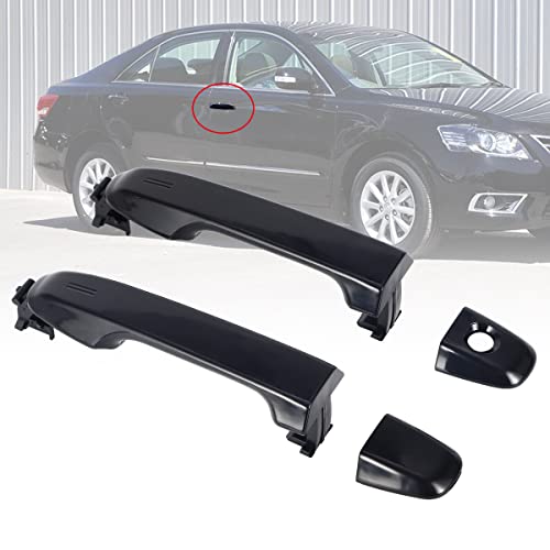 ZXMOTO Exterior Door Handle Rear Fit for Toyota Camry 2012-2017 2PCS (Driver Side Left & Right) New