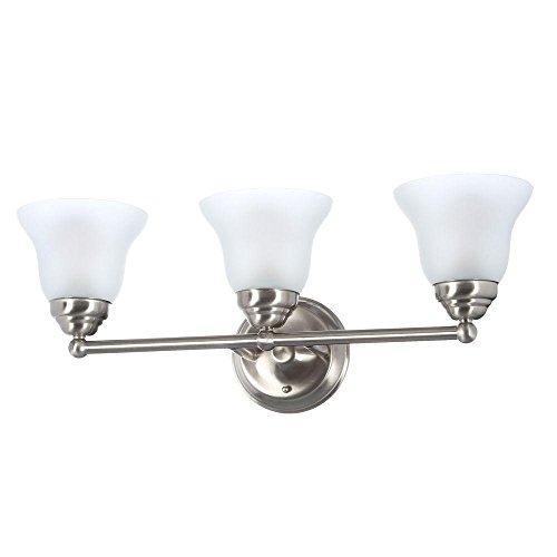 Hampton Bay EGM1393A-4/BN 3-Light Brushed Nickel Vanity