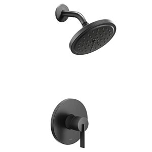 moen ut2262epbl cia collection m-core 2-series eco performance 1-handle shower trim kit, valve required, matte black