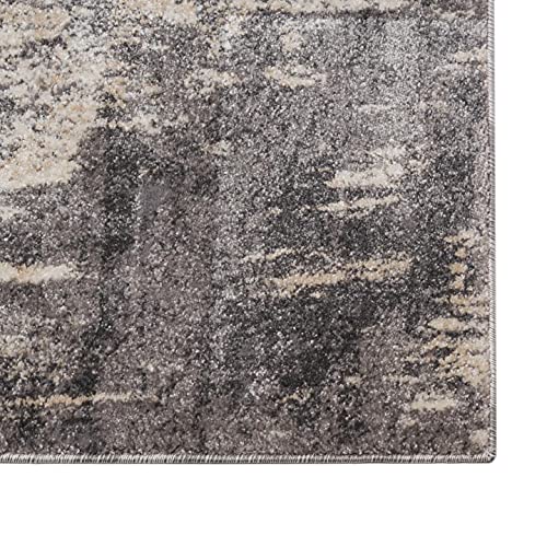 LUXE WEAVERS Rug 7680 Abstract Modern Area Rug, Stain Resistant, Machine-Made, Gray / 8' x 10'