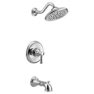 moen ut3313 belfield m-core 3-series 1-handle tub and shower trim kit, valve required, chrome