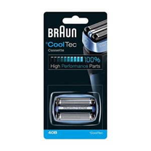 braun cooltec 40b foil & cutter replacement head, compatible with cooltec shaver