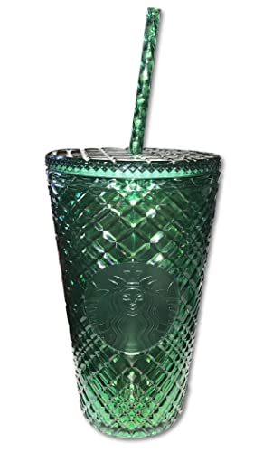 Starbucks 2022 Anniversary Green Jeweled Tumbler Grande 16 oz