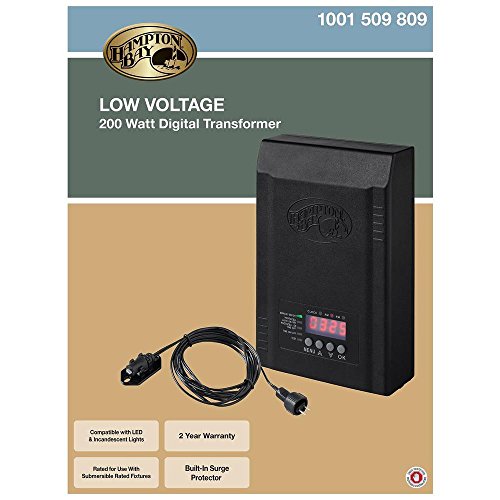 Hampton Bay Low-Voltage 200-Watt Landscape Transformer