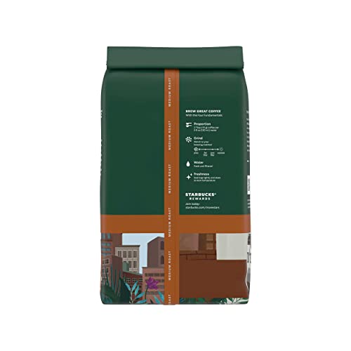 Starbucks Medium Roast Whole Bean Coffee — Pike Place Roast — 6 bags (12 oz. each)