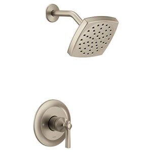 moen uts3912epbn flara m-core 3-series 1-handle eco-performance shower trim kit, valve required, brushed nickel