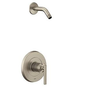 moen ut2902nhbn gibson m-core 3-series 1-handle shower trim kit, valve required, brushed nickel