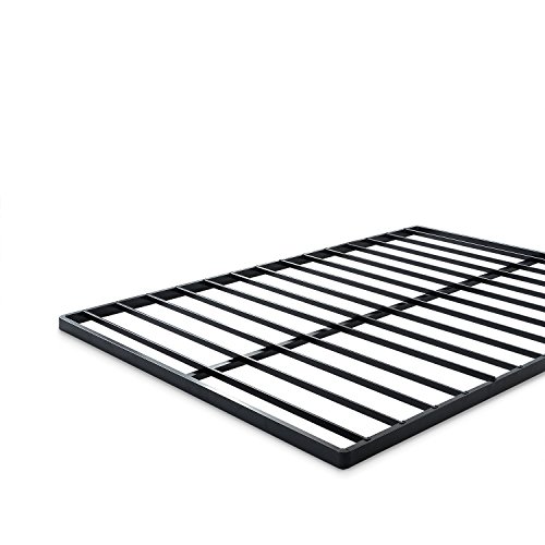 Zinus Gulzar Easy Assembly Quick Lock 1.6 Inch Bunkie Board / Bed Slat Replacement, Queen, Black