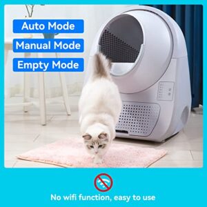 CATLINK Self Cleaning Cat Litter Box, Automatic Cat Litter Box, Double Odor Removal, Cat Robot Litter Box for Cats from 3.3 pounds to 22 pounds (Young Version)