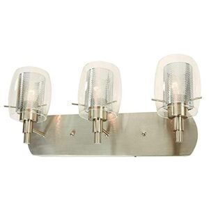 hampton bay 18759-4 lettie arnstein 3 satin nickel wall mount vanity light, see picture