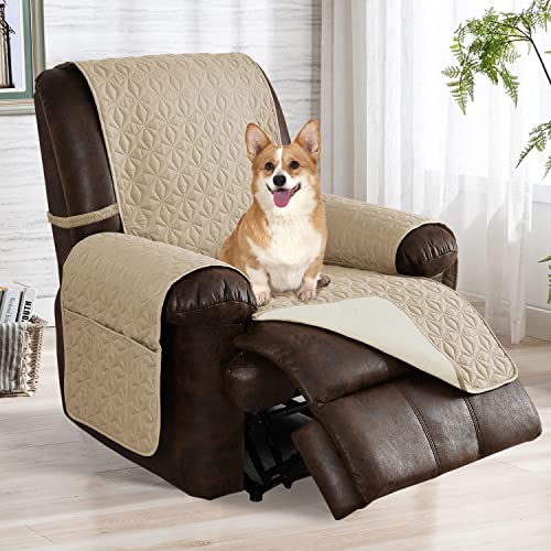 RBSC Home Waterproof Recliner Chair Covers Anti Slip Small Recliner Cover for Pets Dogs