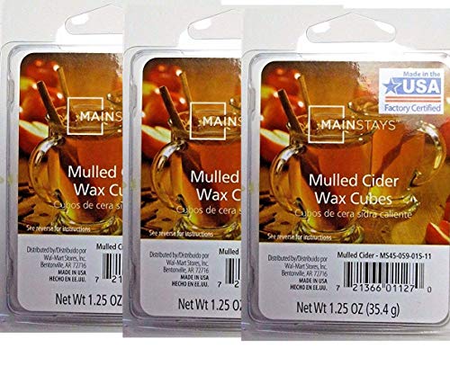 Mainstays Wax Melts, Mulled Cider 6 Cubes(Pack of 3)