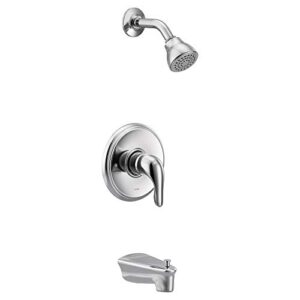 moen utl172 legend m-core 3-series 1-handle tub and shower trim kit, valve required, chrome