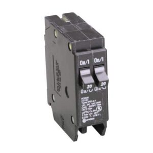 cutler-hammer bd2020 type bd circuit breaker, 120 vac, 20 a, 10 ka, 1 pole, thermal magnetic trip