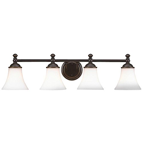 Hampton Bay 4-Light Crawley Oil Rubbed Bronze Vanity Fixture