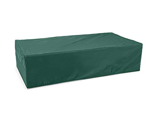 Covermates Rectangular Accent Table Cover - Light Weight Material, Weather Resistant, Elastic Hem, Patio Table Covers-Green