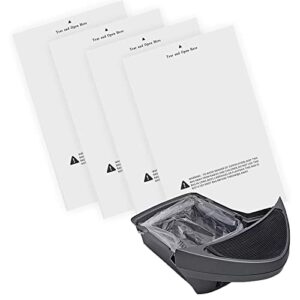 120 pack waste drawer liners compatible with all litter robot models, 9-11 gallons litter box liners