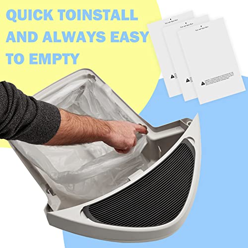 120 Pack Waste Drawer Liners Compatible with All Litter Robot Models, 9-11 Gallons Litter Box Liners