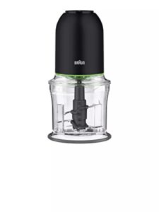 braun ch3012bk easyprep™ mini food processor, 4 cup, black