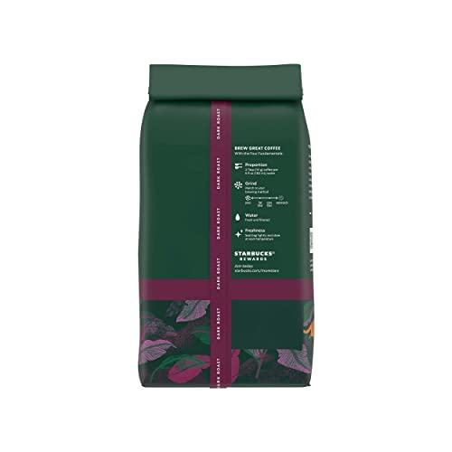 Starbucks Dark Roast Whole Bean Coffee — Sumatra — 100% Arabica — 6 bags (12 oz. each)