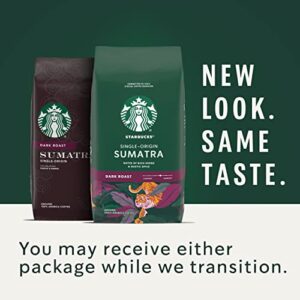 Starbucks Dark Roast Whole Bean Coffee — Sumatra — 100% Arabica — 6 bags (12 oz. each)