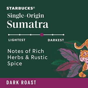 Starbucks Dark Roast Whole Bean Coffee — Sumatra — 100% Arabica — 6 bags (12 oz. each)