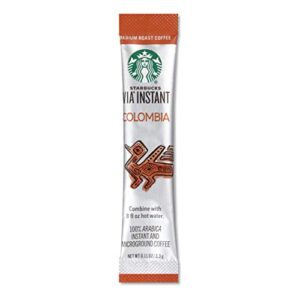 Starbucks Via Instant Medium Roast Colombia Coffee, 26 Count (Pack of 2)