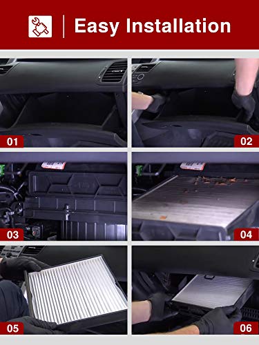 Puroma Cabin Air Filter with Activated Carbon, Replacement for CP157, CF12157, Select Lexus and Toyota Vehicles