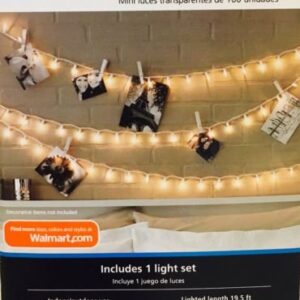 Mainstays 100 Ct Clear mini lights