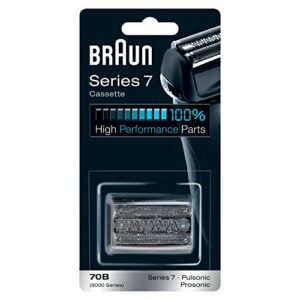 braun replacement shaver 70 b black, compatible with series 7 razors