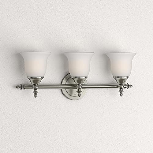 Olgelthorpe Traditional 3-Light Brushed Nickel Vanity