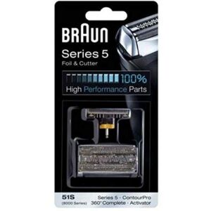 Braun 8000 360 Complete Foil/Cutter Block for Models 8995, 8985, 8975