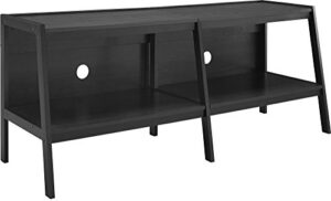 ameriwood home altra furniture ladder entertainment center tv stand, 60″, black