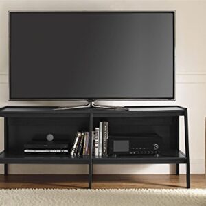 Ameriwood Home Altra Furniture Ladder Entertainment Center TV Stand, 60", Black