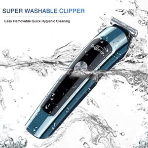 Brightup Beard Trimmer for Men, Beard Grooming Kit for Men, IPX7 Waterproof Hair Clippers Hair Trimmer for Mustache, Body, Facial, Nose Hair Cutting, Electric Razor for Men, Gifts for Men, FK-8788T