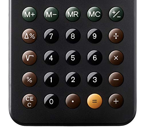 Braun BNE001BK (Reissue of the Braun ET66 Calculator), Black