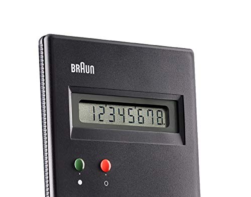 Braun BNE001BK (Reissue of the Braun ET66 Calculator), Black