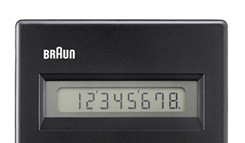 Braun BNE001BK (Reissue of the Braun ET66 Calculator), Black