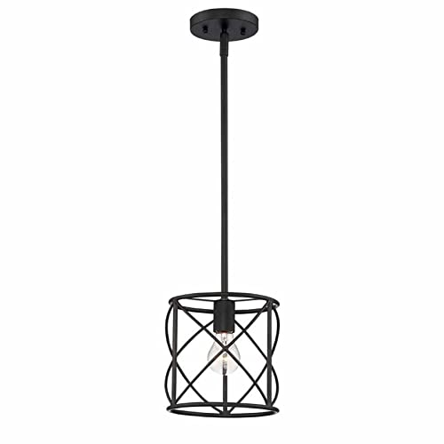 Hampton Bay Lighting 1-Light Satin Bronze Ceiling Mounted Pendant Light, HB2592-34