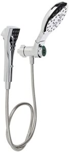 moen 220c2ep verso rainshower/handshower combination with infiniti dial and magnetix docking, chrome