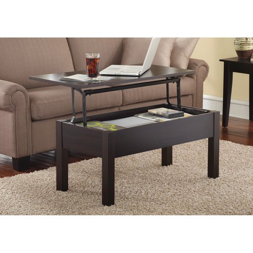 Mainstay Lift-Top Coffee Table, (Brown)