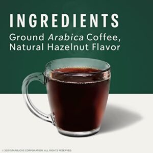 Starbucks Flavored K-Cup Coffee Pods — Hazelnut for Keurig Brewers — 1 box (10 pods)