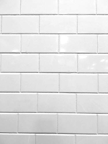 3x6 White Glossy Ceramic Subway Tile Wall Backsplash Made in USA (Full Box 100)