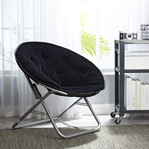 Mainstay Saucer Chair, (1, Black)