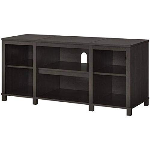 Mainstay Parsons Cubby TV Stand Holds Up to 50" TV - Black Oak (Espresso (TV Stand ONLY))