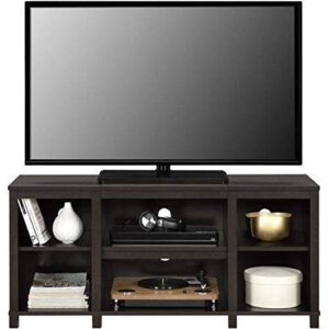 Mainstay Parsons Cubby TV Stand Holds Up to 50" TV - Black Oak (Espresso (TV Stand ONLY))