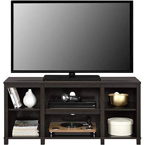 Mainstay Parsons Cubby TV Stand Holds Up to 50" TV - Black Oak (Espresso (TV Stand ONLY))